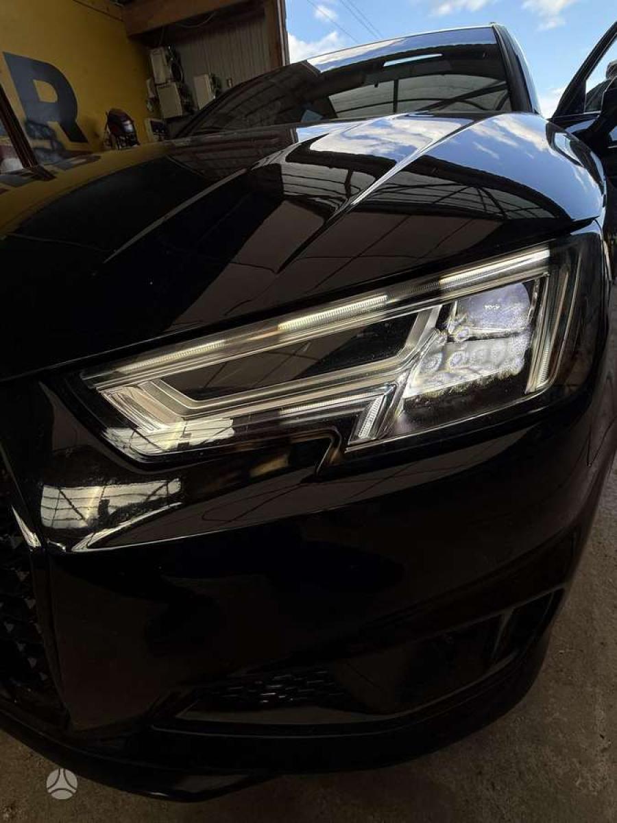 Black Audi A4 2019 in Kaunas, with an engine capacity of 1.97 L and mileage of 150 thousand km for 16950 €, photo 6 on AUTOMOTO.COM.LV