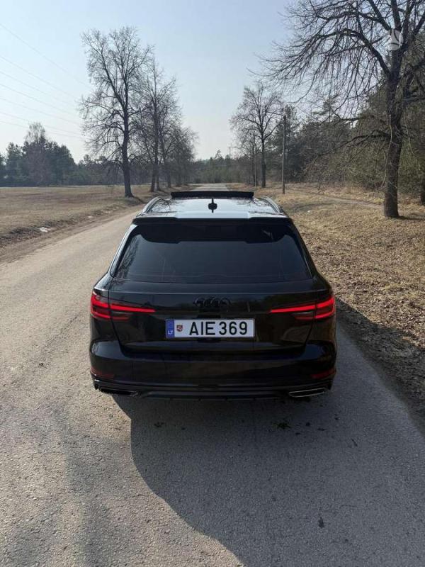 Black Audi A4 2019 in Kaunas, with an engine capacity of 1.97 L and mileage of 150 thousand km for 16950 €, photo 6 on AUTOMOTO.COM.LV