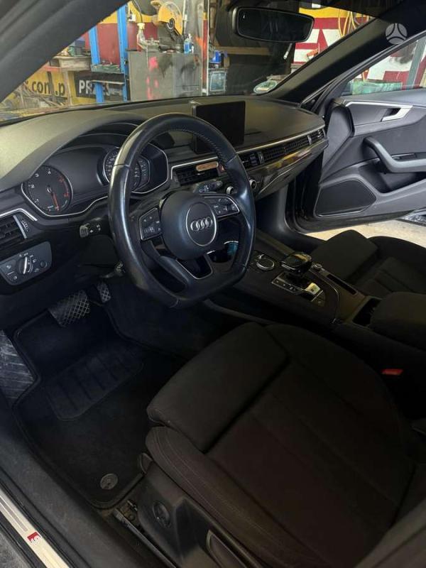Black Audi A4 2019 in Kaunas, with an engine capacity of 1.97 L and mileage of 150 thousand km for 16950 €, photo 10 on AUTOMOTO.COM.LV