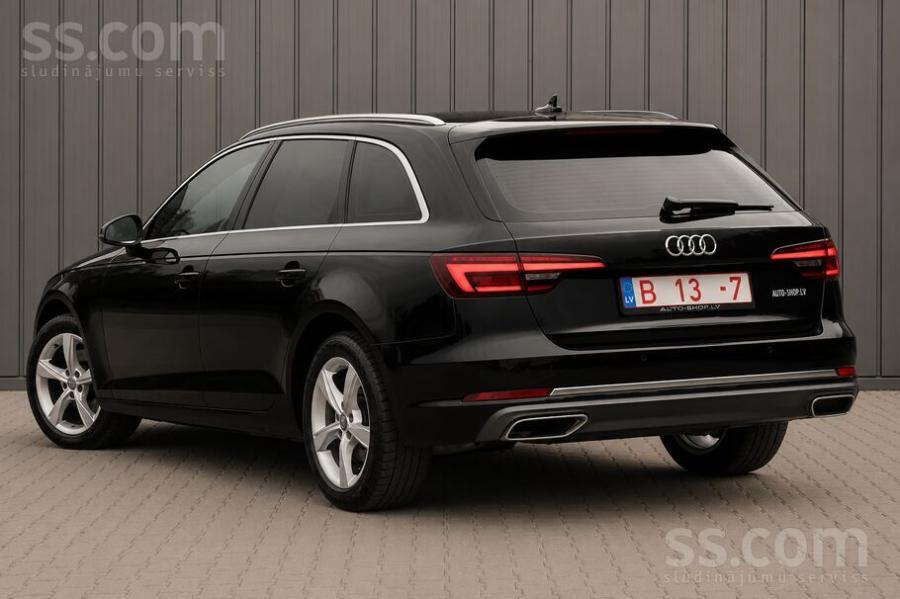 Black Audi A4 2019 in Tukums, with an engine capacity of 2.00 L and mileage of 257 thousand km for 11500 €, photo 5 on AUTOMOTO.COM.LV
