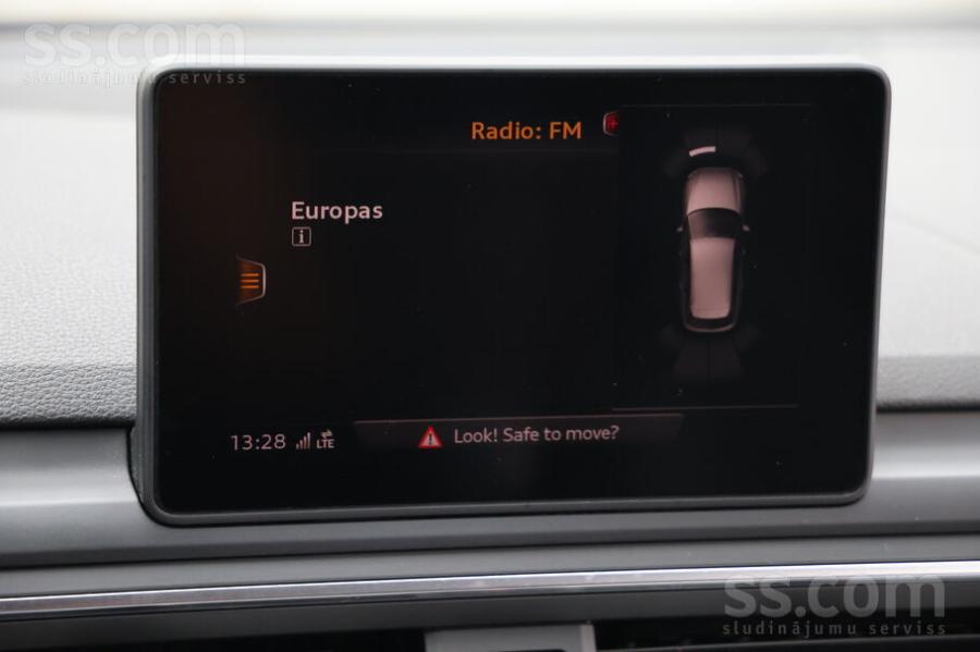 Black Audi A4 2019 in Tukums, with an engine capacity of 2.00 L and mileage of 257 thousand km for 11500 €, photo 13 on AUTOMOTO.COM.LV