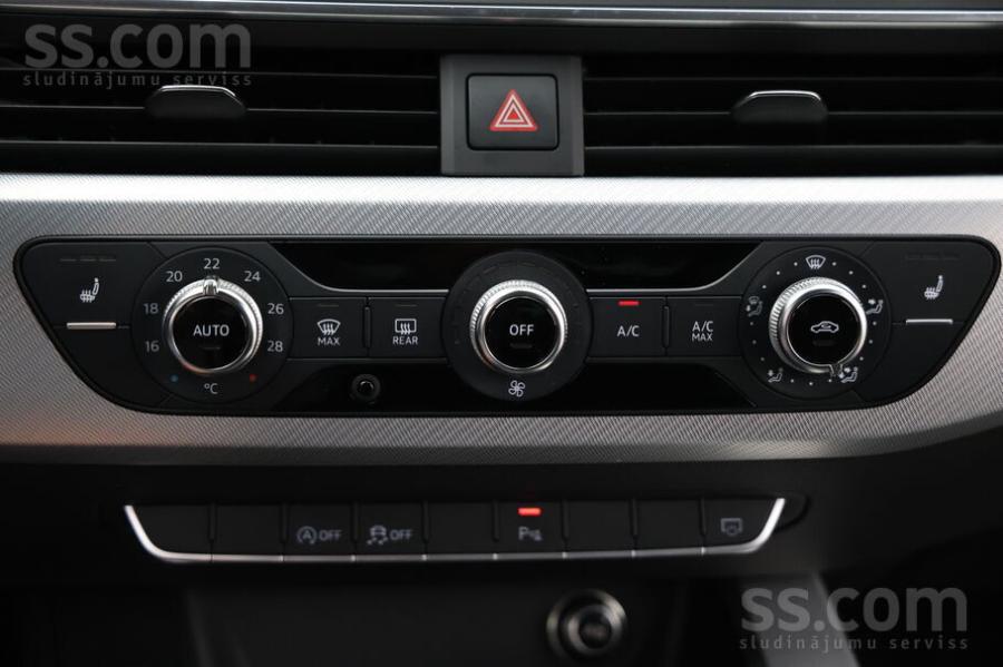 Black Audi A4 2019 in Tukums, with an engine capacity of 2.00 L and mileage of 257 thousand km for 11500 €, photo 15 on AUTOMOTO.COM.LV