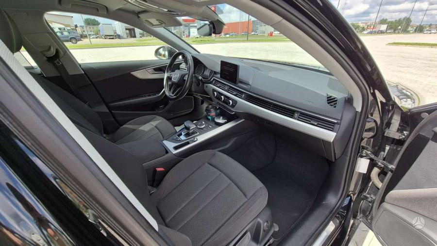 Black Audi A4 2019 in Taurage, with an engine capacity of 1.97 L and mileage of 234 thousand km for 12990 €, photo 13 on AUTOMOTO.COM.LV