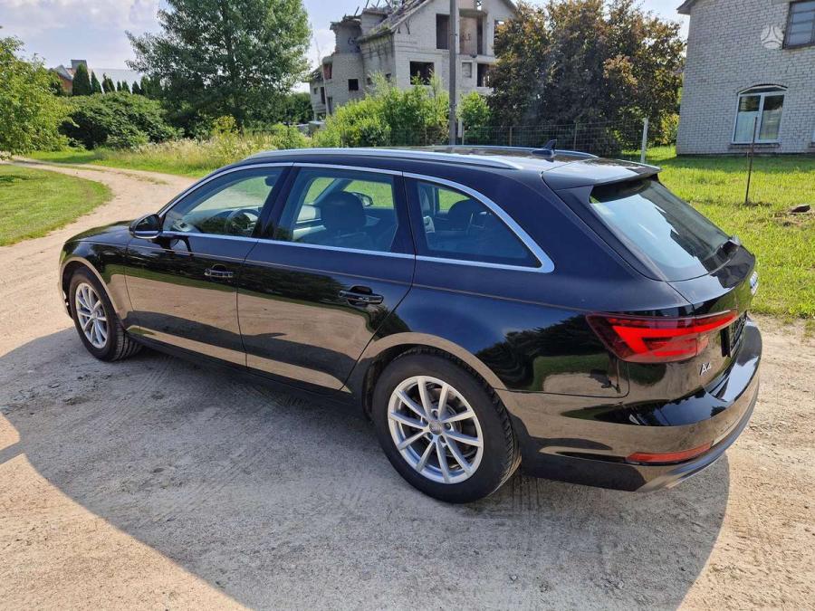 Black Audi A4 2019 in Siauliai, with an engine capacity of 1.98 L and mileage of 283 thousand km for 12400 €, photo 6 on AUTOMOTO.COM.LV