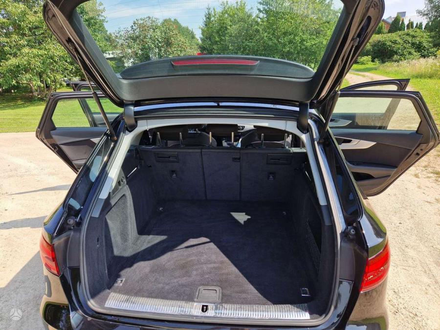 Black Audi A4 2019 in Siauliai, with an engine capacity of 1.98 L and mileage of 283 thousand km for 12400 €, photo 10 on AUTOMOTO.COM.LV