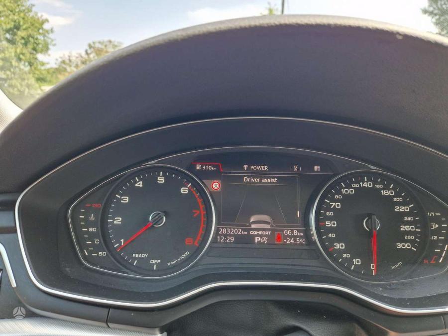 Black Audi A4 2019 in Siauliai, with an engine capacity of 1.98 L and mileage of 283 thousand km for 12400 €, photo 14 on AUTOMOTO.COM.LV