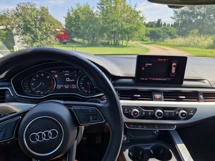 Black Audi A4 2019 in Siauliai, with an engine capacity of 1.98 L and mileage of 283 thousand km for 12400 €, photo 16 on AUTOMOTO.COM.LV