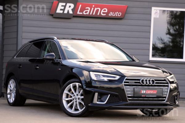Audi A4 2019 in Tukums on AUTOMOTO.COM.LV Black Audi A4 2019 in Tukums, with an engine capacity of 3.00 L and mileage of 208 thousand km for 14900 €, photo 1 on AUTOMOTO.COM.LV