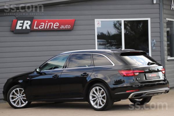 Audi A4 2019 in Tukums on AUTOMOTO.COM.LV Black Audi A4 2019 in Tukums, with an engine capacity of 3.00 L and mileage of 208 thousand km for 14900 €, photo 7 on AUTOMOTO.COM.LV