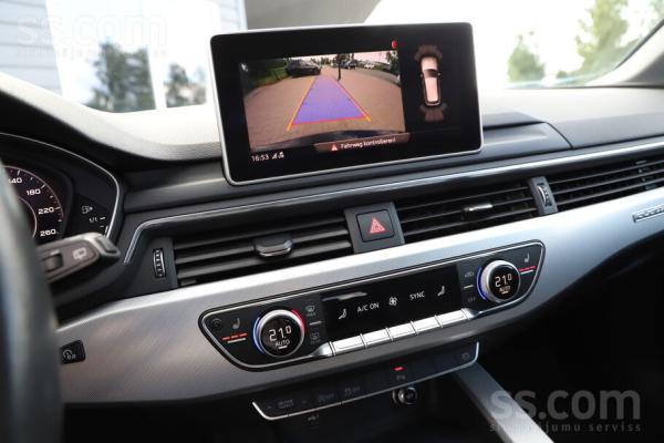 Audi A4 2019 in Tukums on AUTOMOTO.COM.LV Black Audi A4 2019 in Tukums, with an engine capacity of 3.00 L and mileage of 208 thousand km for 14900 €, photo 10 on AUTOMOTO.COM.LV