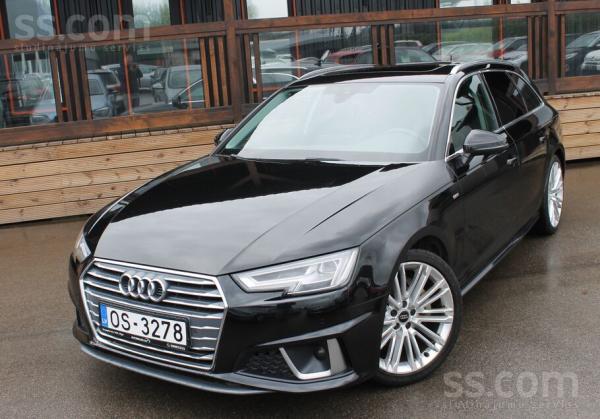 Ауди А4 2019 в Рига на AUTOMOTO.COM.LV Черный Ауди А4 2019 в Рига, объемом двигателя 2.00 л и пробегом 0 тыс. км за 13500 €, фото 1 на AUTOMOTO.COM.LV
