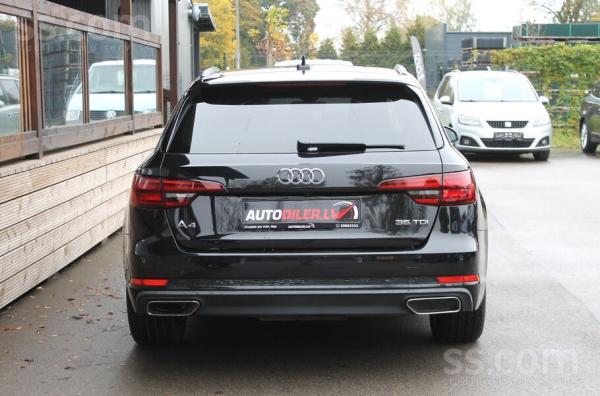 Black Audi A4 2019 in Riga, with an engine capacity of 2.00 L and mileage of 0 thousand km for 12900 €, photo 3 on AUTOMOTO.COM.LV