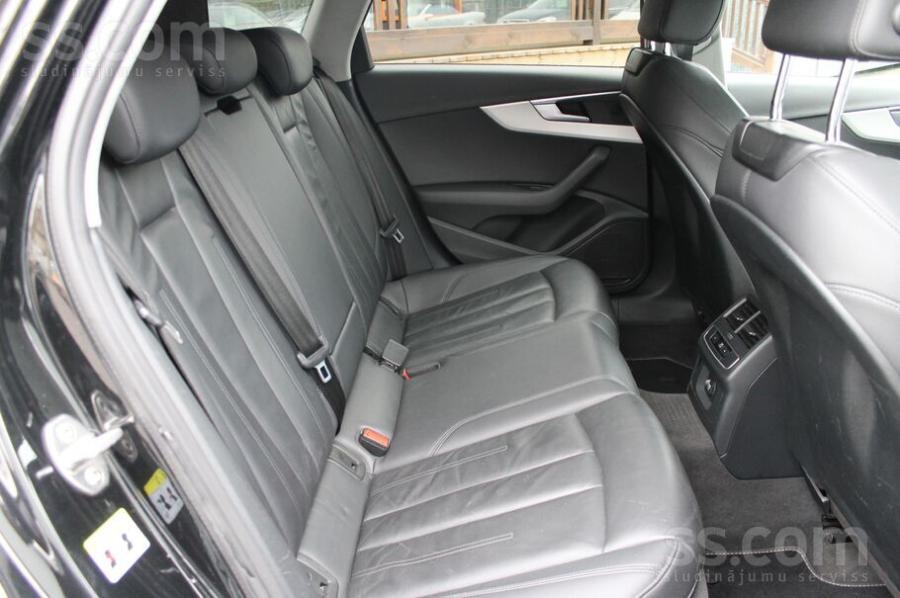 Black Audi A4 2019 in Riga, with an engine capacity of 2.00 L and mileage of 0 thousand km for 12900 €, photo 20 on AUTOMOTO.COM.LV