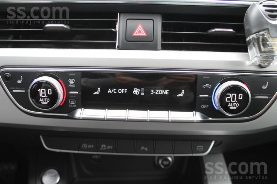 Black Audi A4 2019 in Riga, with an engine capacity of 2.00 L and mileage of 0 thousand km for 12900 €, photo 23 on AUTOMOTO.COM.LV