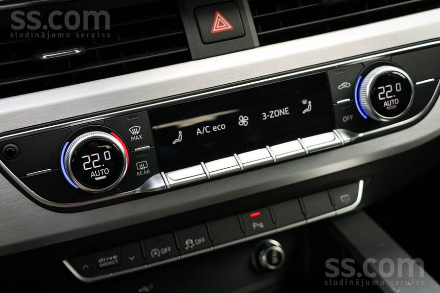 Black Audi A4 2020 in Tukums, with an engine capacity of 2.00 L and mileage of 246 thousand km for 17190 €, photo 21 on AUTOMOTO.COM.LV