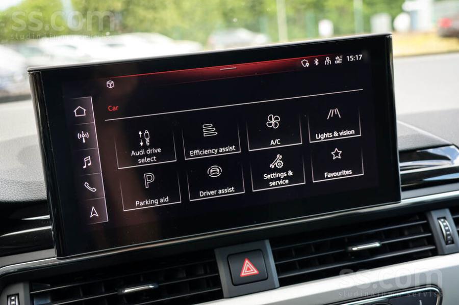 Melns Audi A4 2020 Tukums, ar dzinēja tilpumu 2.00 L un nobraukumu 239 tūkst. km par 14790 €, foto 15 vietnē AUTOMOTO.COM.LV