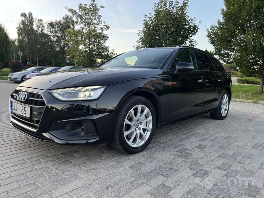 Black Audi A4 2020 in Riga, with an engine capacity of 2.00 L and mileage of 180 thousand km for 19990 €, photo 1 on AUTOMOTO.COM.LV