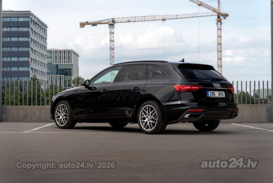 Black Audi A4 2020 in Tallinn, with an engine capacity of 2.00 L and mileage of 191 thousand km for 18999 €, photo 5 on AUTOMOTO.COM.LV