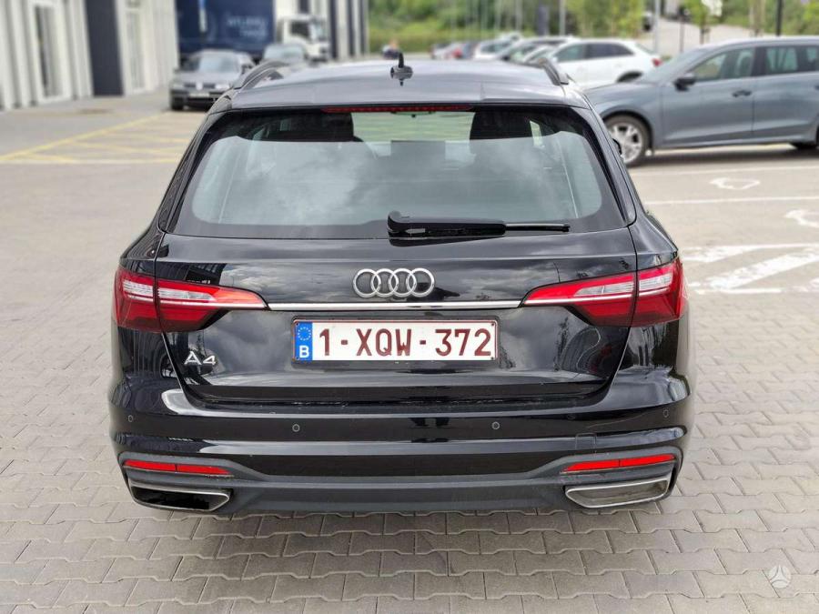 Black Audi A4 2020 in Vilnius, with an engine capacity of 2.00 L and mileage of 205 thousand km for 13900 €, photo 6 on AUTOMOTO.COM.LV