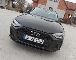 Melns Audi A4 2020 Marijampole, ar dzinēja tilpumu 1.97 L un nobraukumu 255 tūkst. km par 16750 €, foto  vietnē AUTOMOTO.COM.LV