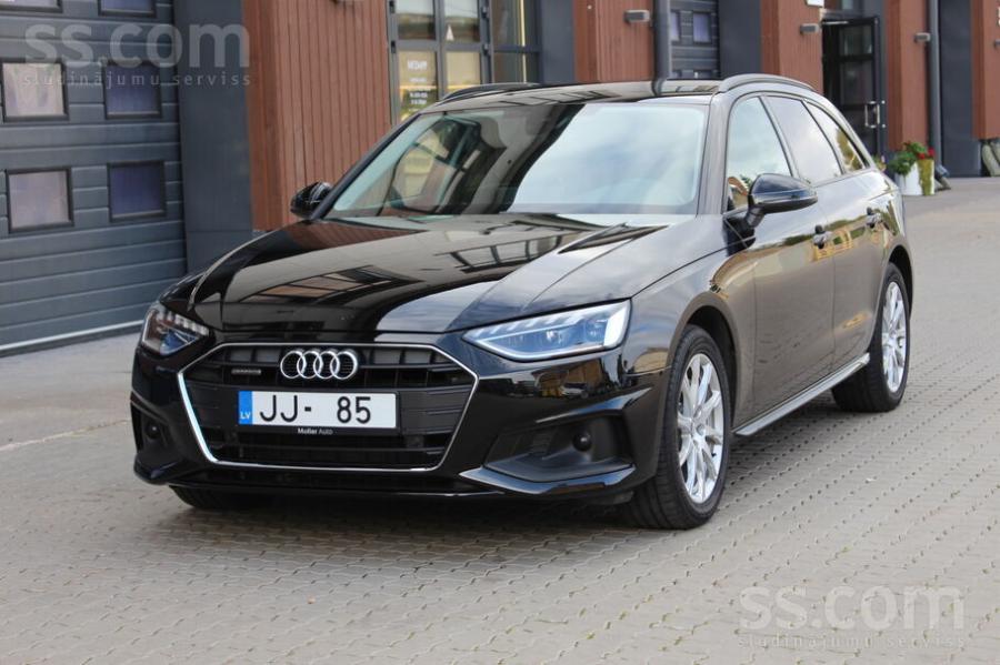 Black Audi A4 2020 in Riga, with an engine capacity of 2.00 L and mileage of 183 thousand km for 19900 €, photo 4 on AUTOMOTO.COM.LV