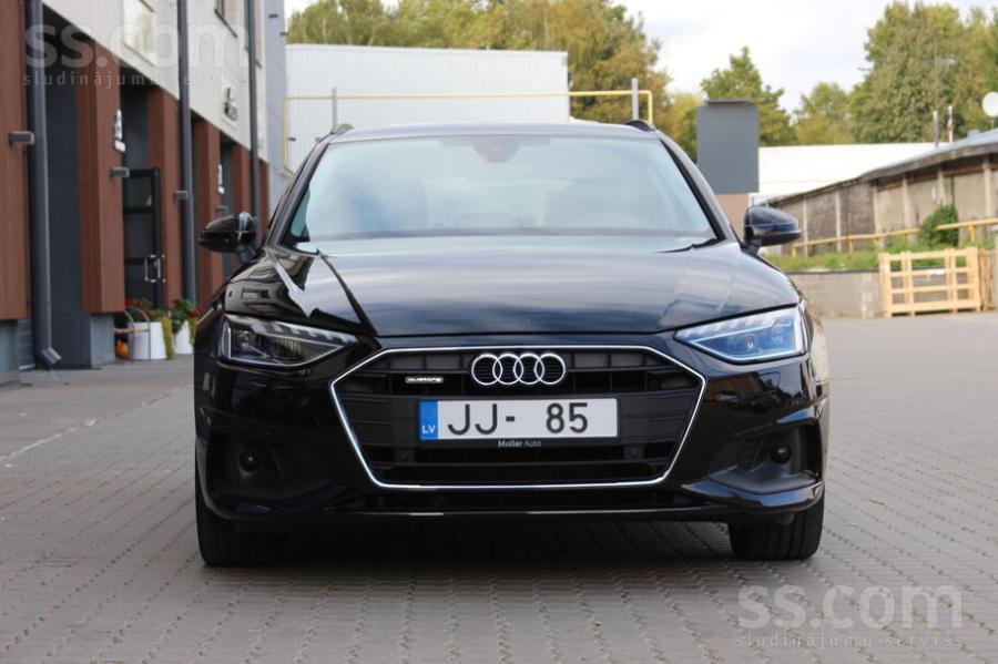 Black Audi A4 2020 in Riga, with an engine capacity of 2.00 L and mileage of 183 thousand km for 19900 €, photo 7 on AUTOMOTO.COM.LV