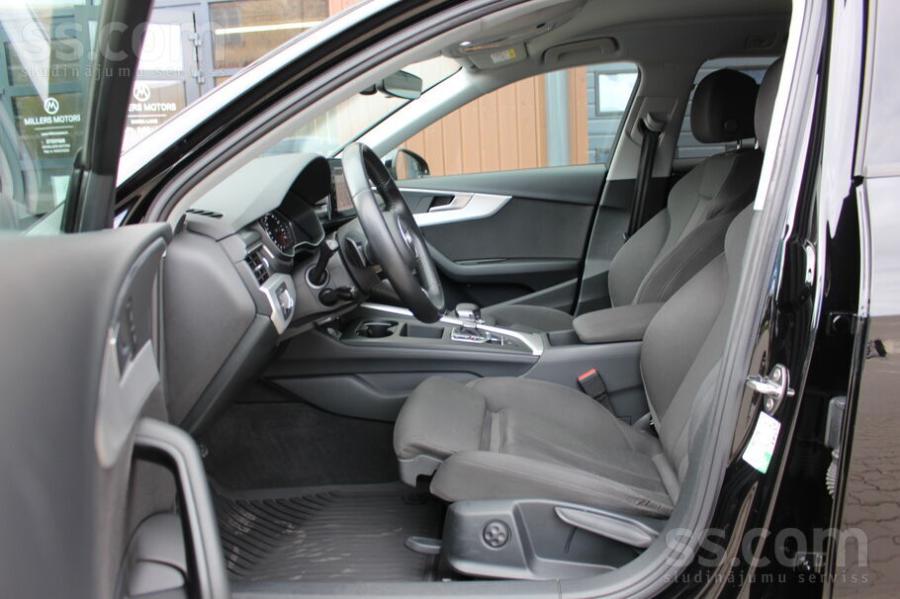 Black Audi A4 2020 in Riga, with an engine capacity of 2.00 L and mileage of 183 thousand km for 19900 €, photo 12 on AUTOMOTO.COM.LV