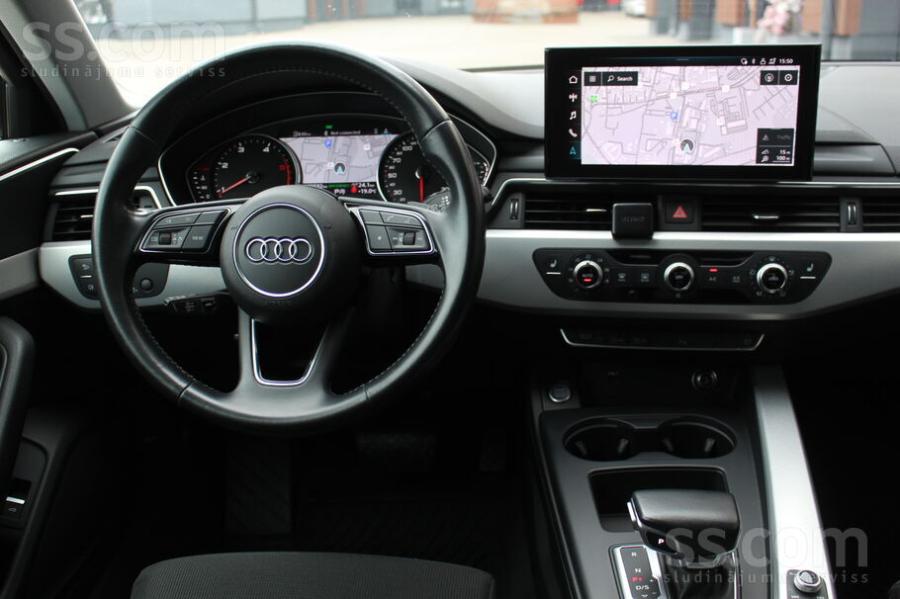 Black Audi A4 2020 in Riga, with an engine capacity of 2.00 L and mileage of 183 thousand km for 19900 €, photo 15 on AUTOMOTO.COM.LV