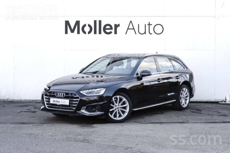Black Audi A4 2020 in Riga, with an engine capacity of 2.00 L and mileage of 114 thousand km for 21500 €, photo 1 on AUTOMOTO.COM.LV