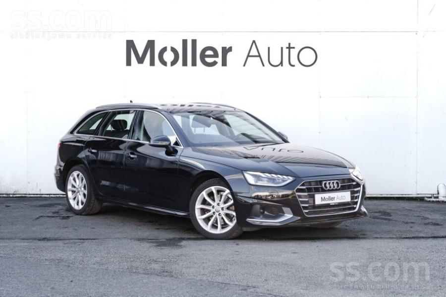 Black Audi A4 2020 in Riga, with an engine capacity of 2.00 L and mileage of 114 thousand km for 21500 €, photo 3 on AUTOMOTO.COM.LV