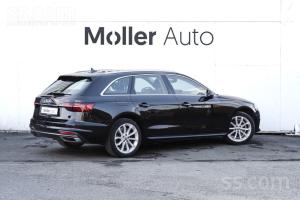 Black Audi A4 2020 in Riga, with an engine capacity of 2.00 L and mileage of 114 thousand km for 21500 €, photo 5 on AUTOMOTO.COM.LV