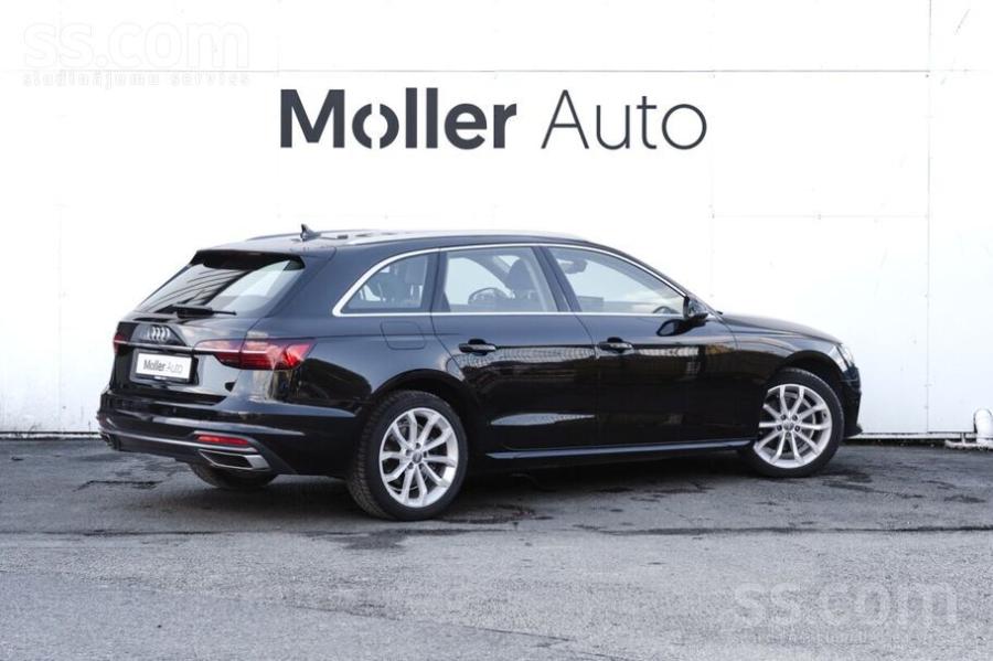 Black Audi A4 2020 in Riga, with an engine capacity of 2.00 L and mileage of 114 thousand km for 21500 €, photo 5 on AUTOMOTO.COM.LV