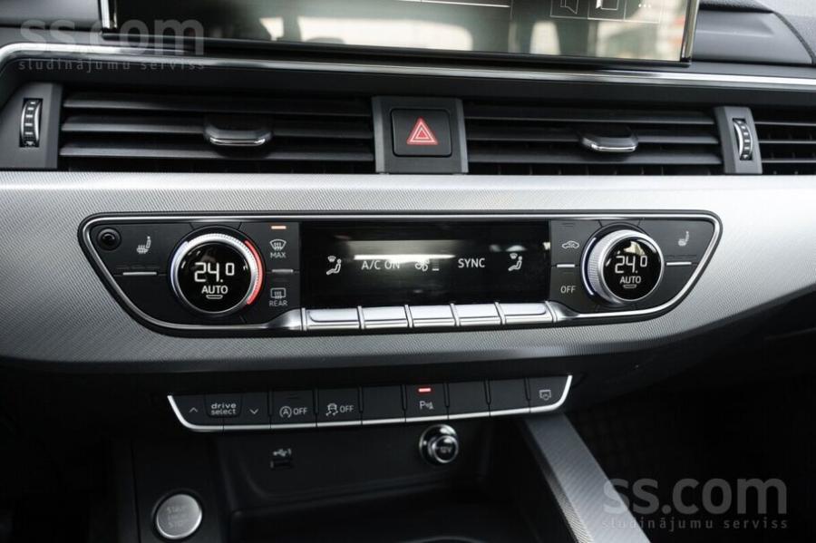 Black Audi A4 2020 in Riga, with an engine capacity of 2.00 L and mileage of 114 thousand km for 21500 €, photo 24 on AUTOMOTO.COM.LV