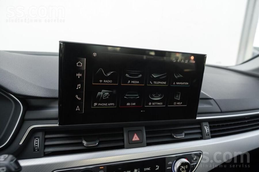Black Audi A4 2020 in Riga, with an engine capacity of 2.00 L and mileage of 114 thousand km for 21500 €, photo 25 on AUTOMOTO.COM.LV