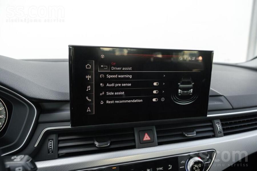 Black Audi A4 2020 in Riga, with an engine capacity of 2.00 L and mileage of 114 thousand km for 21500 €, photo 28 on AUTOMOTO.COM.LV
