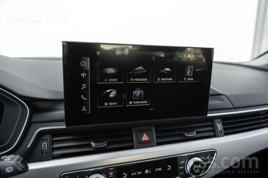 Black Audi A4 2020 in Riga, with an engine capacity of 2.00 L and mileage of 114 thousand km for 21500 €, photo 30 on AUTOMOTO.COM.LV