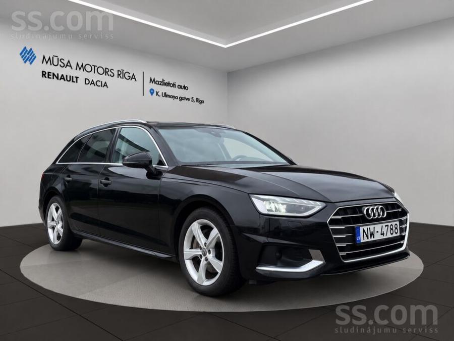 Melns Audi A4 2020 Rīga, ar dzinēja tilpumu 2.00 L un nobraukumu 197 tūkst. km par 14995 €, foto 1 vietnē AUTOMOTO.COM.LV