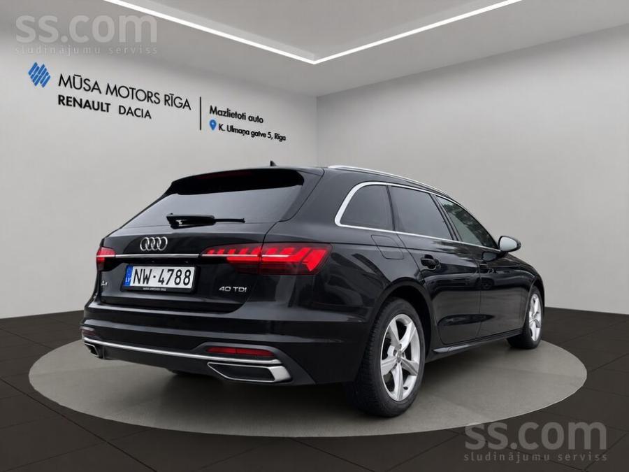 Melns Audi A4 2020 Rīga, ar dzinēja tilpumu 2.00 L un nobraukumu 197 tūkst. km par 14995 €, foto 7 vietnē AUTOMOTO.COM.LV