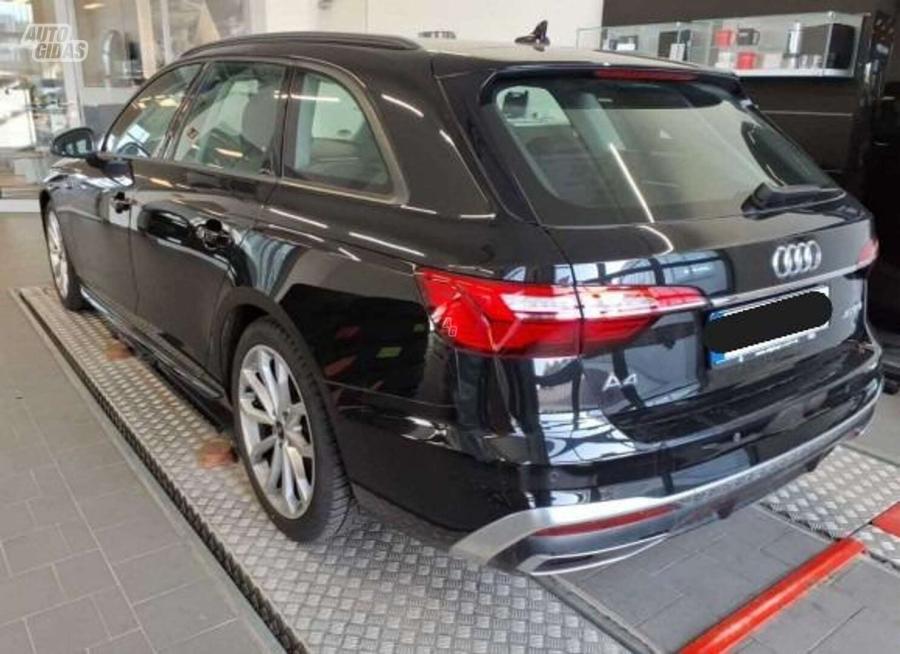 Black Audi A4 2021 in Kaunas, with an engine capacity of 2.00 L and mileage of 55 thousand km for 30609 €, photo 2 on AUTOMOTO.COM.LV