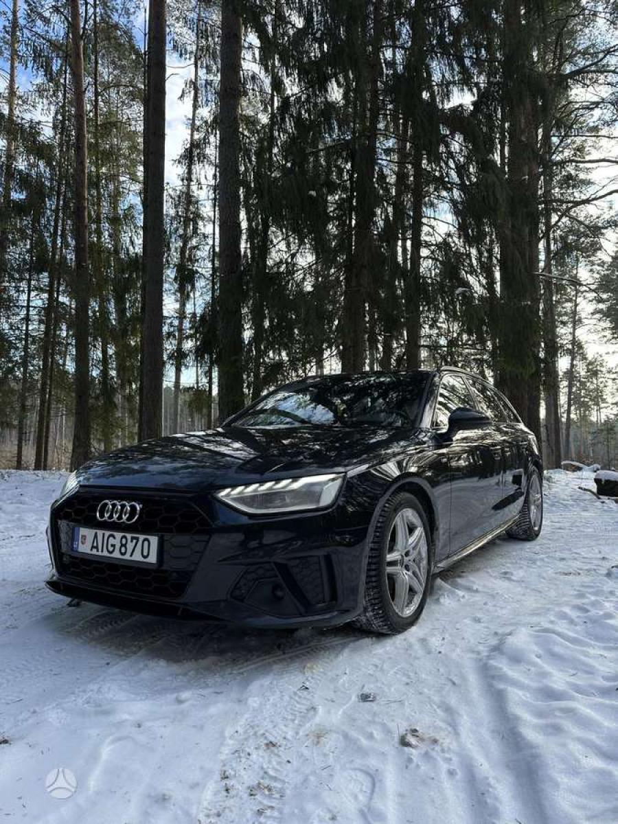 Melns Audi A4 2021 Alīta, ar dzinēja tilpumu 2.00 L un nobraukumu 205 tūkst. km par 21000 €, foto 1 vietnē AUTOMOTO.COM.LV