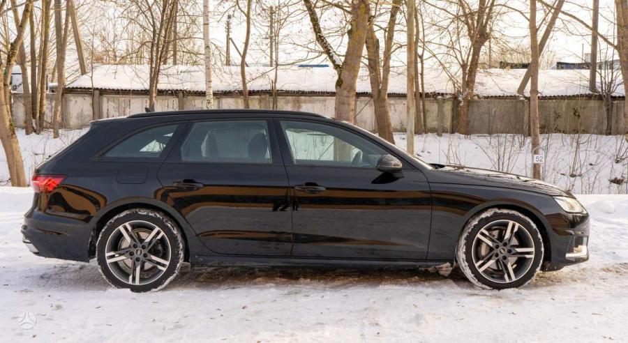 Black Audi A4 2021 in Marijampole, with an engine capacity of 1.97 L and mileage of 203 thousand km for 18800 €, photo 5 on AUTOMOTO.COM.LV