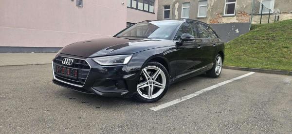 Black Audi A4 2021 in Telschi, with an engine capacity of 1.97 L and mileage of 280 thousand km for 12900 €, photo 1 on AUTOMOTO.COM.LV