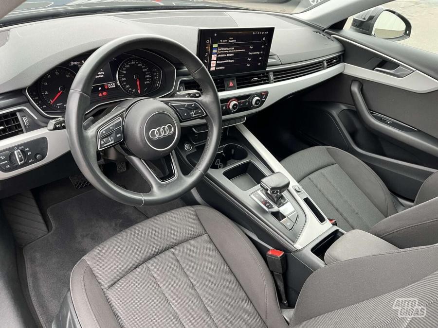 Melns Audi A4 2022 Kauņa, ar dzinēja tilpumu 2.00 L un nobraukumu 50 tūkst. km par 25346 €, foto 10 vietnē AUTOMOTO.COM.LV