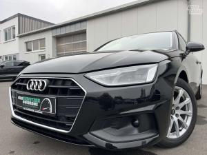 Melns Audi A4 2022 Kauņa, ar dzinēja tilpumu 2.00 L un nobraukumu 50 tūkst. km par 25346 €, foto  vietnē AUTOMOTO.COM.LV