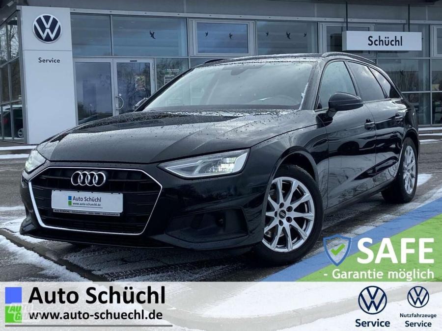 Melns Audi A4 2022 Kauņa, ar dzinēja tilpumu 2.00 L un nobraukumu 51 tūkst. km par 26682 €, foto 1 vietnē AUTOMOTO.COM.LV