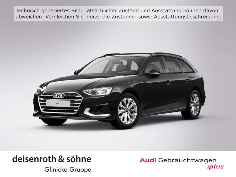 Melns Audi A4 2022 Kauņa, ar dzinēja tilpumu 2.00 L un nobraukumu 60 tūkst. km par 29359 €, foto 1 vietnē AUTOMOTO.COM.LV