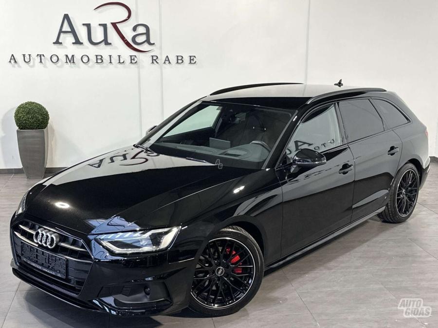 Black Audi A4 2022 in Kaunas, with an engine capacity of 2.00 L and mileage of 78 thousand km for 30629 €, photo 1 on AUTOMOTO.COM.LV