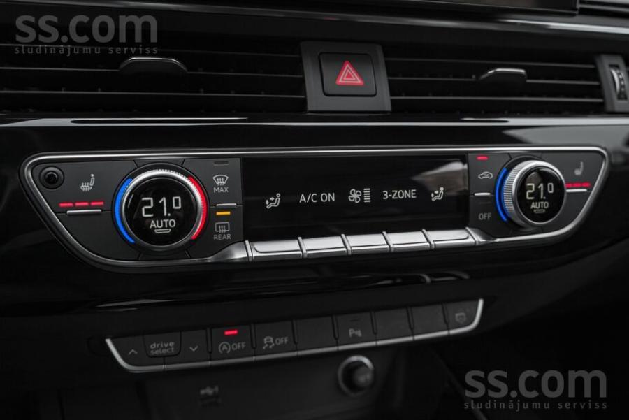 Black Audi A4 2022 in Riga, with an engine capacity of 2.00 L and mileage of 200 thousand km for 24550 €, photo 23 on AUTOMOTO.COM.LV