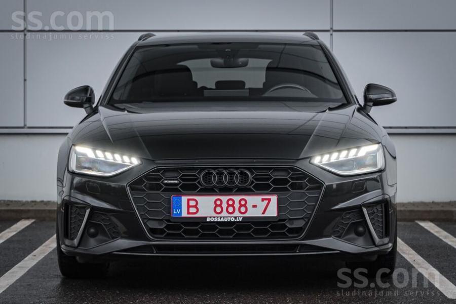 Black Audi A4 2022 in Riga, with an engine capacity of 2.00 L and mileage of 200 thousand km for 23990 €, photo 3 on AUTOMOTO.COM.LV