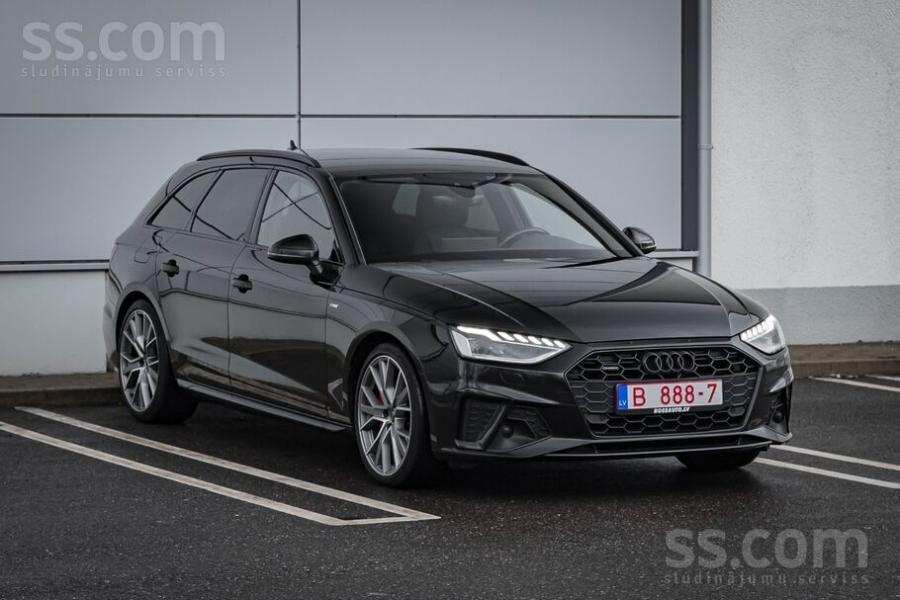 Black Audi A4 2022 in Riga, with an engine capacity of 2.00 L and mileage of 200 thousand km for 23990 €, photo 4 on AUTOMOTO.COM.LV